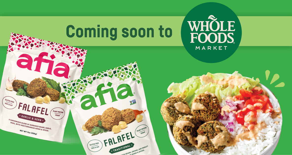 Afia announces expansion of frozen falafel to Whole Foods nationwide