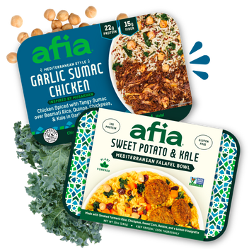 Afia: Simply delicious frozen Mediterranean food & spices