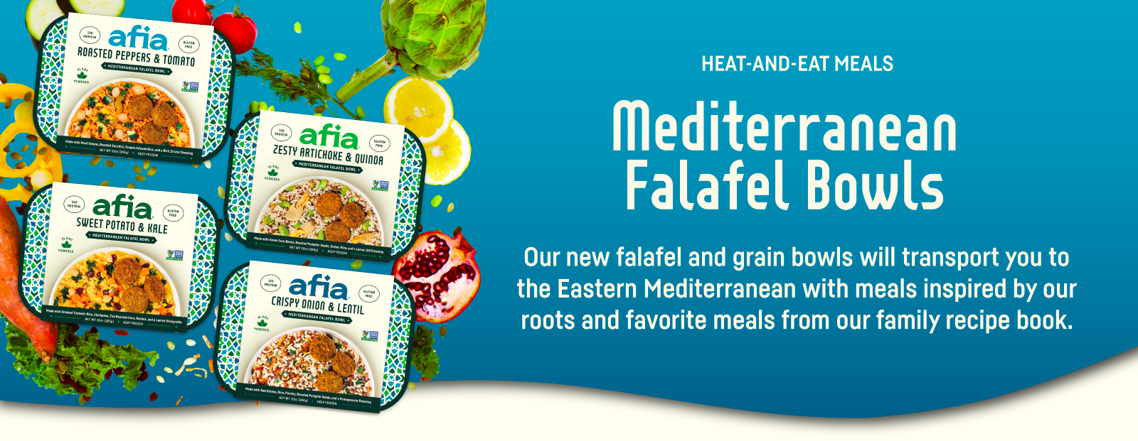 Afia Mediterranean Falafel Bowls